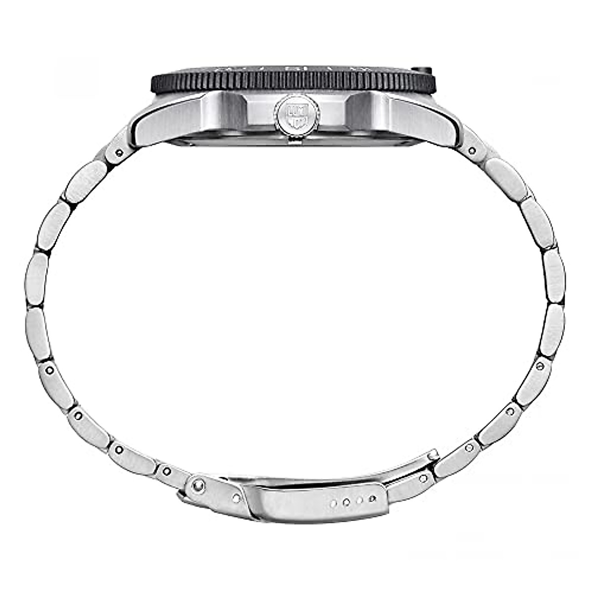 Luminox Men's Navy Seal Pacific Diver 3120 Series Silver Stainless Steel Oyster Band Black Dial Quartz Analog Watch