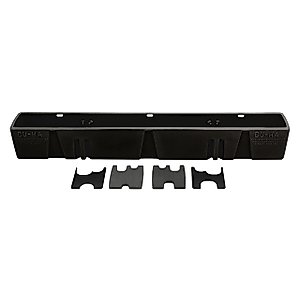 DU-HA Behind-the-Seat Storage Fits 00-07 Ford F-250 thru F-550 Super Duty Crew Cab & Regular Cab, Black, Part #20025