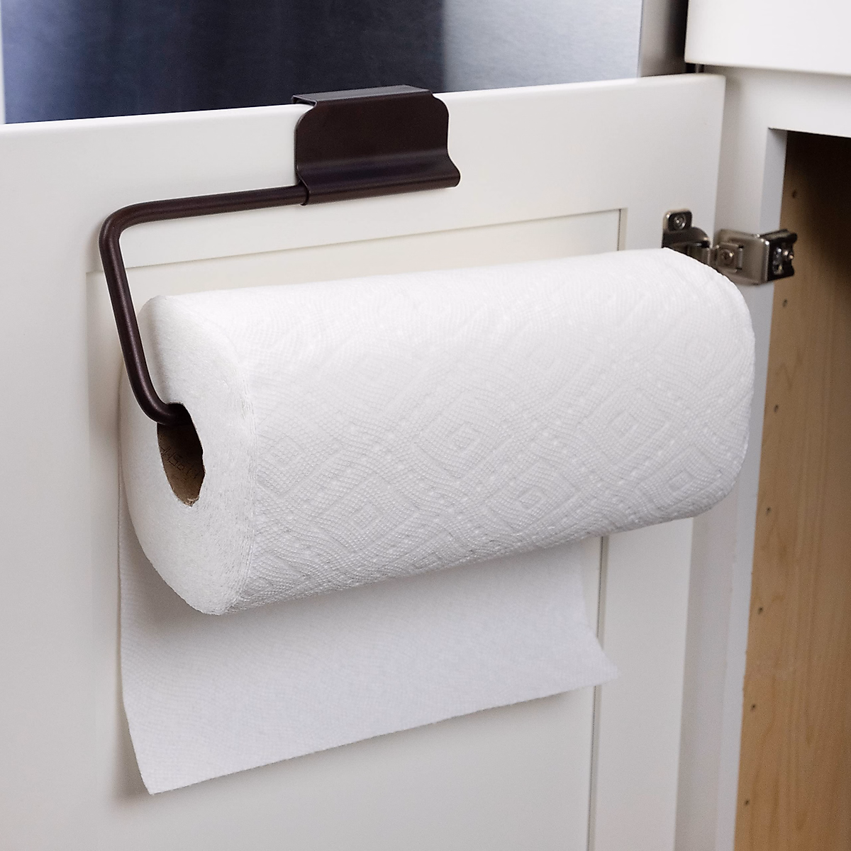 Spectrum Diversified Bronze Euro Over The Cabinet Paper Towel Holder