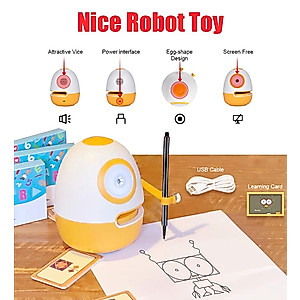 Preschool Learning Toys for Kids Ages 3 4 5-7,Home School Educational Smart Robot for Girls & Boys, STEM/STEAM Activity for Kindergarten, Teach Helper with Number Letter Count Math English Spell Words