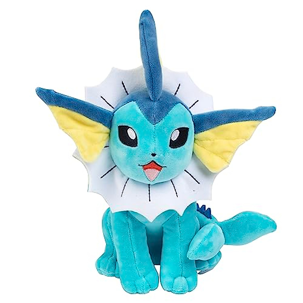 Pokémon Vaporeon 8" Plush - Officially Licensed - Quality & Soft Stuffed Animal Toy - Eevee Evolution - Add Vaporeon to Your Collection! - Great Gift for Kids & Fans of Pokemon