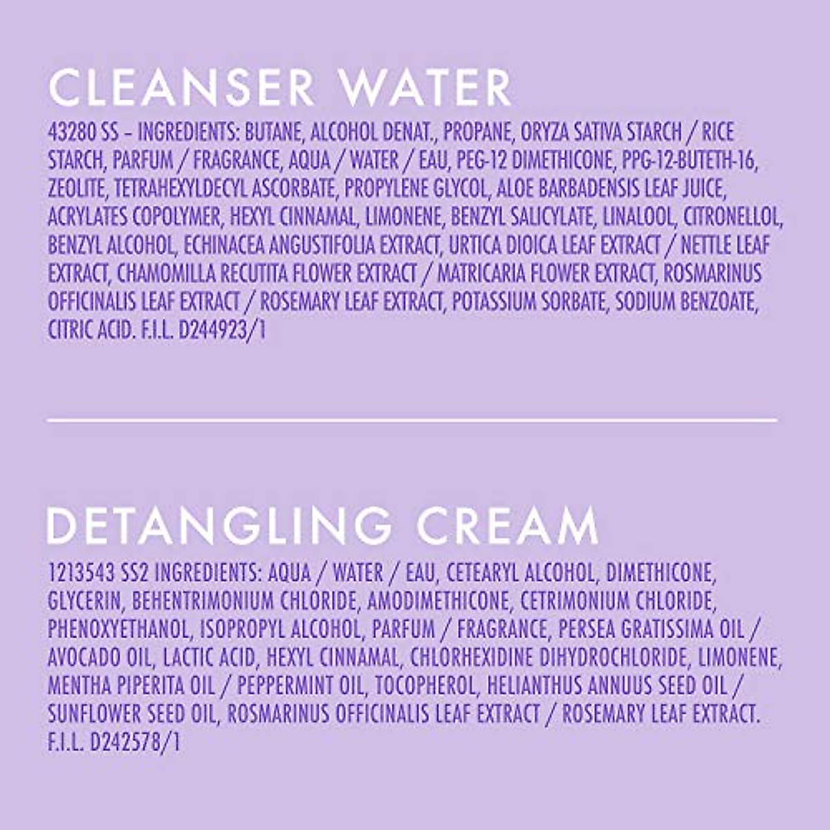 Softsheen-Carson Dark and Lovely for Protective Style Cleansing Water and Cream Detangler Kit Shampoo with Aloe and Conditioner with Avocado and Peppermint, 2 Count