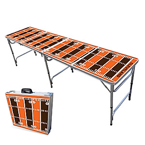 8-Foot Professional Beer Pong Table - Cleveland Football Field