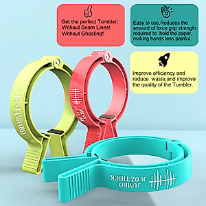 Sublimation Tumbler Clamp for 12 Oz 20 Oz 30 Oz Skinny Straight Tumblers, Sublimation Clamp Tool for Sublimation Blanks Tumblers, Sublimation Supplies