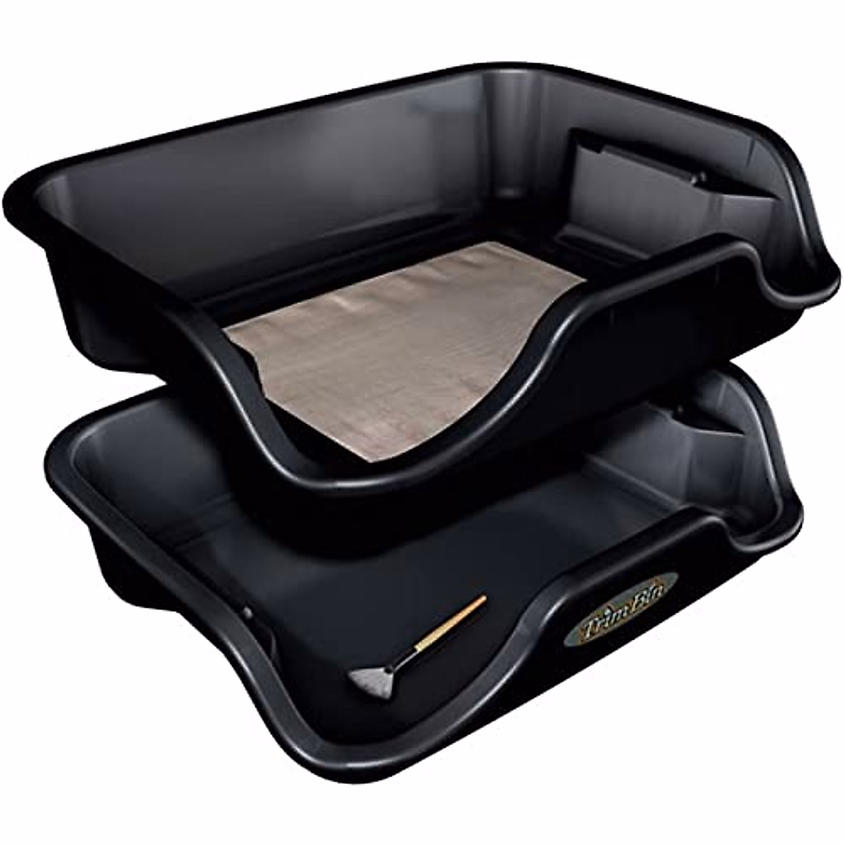 Harvest More Trim Bin Portable 2 Piece Workstation Container with 150 Micron Stainless Steel Sifter Screen, Trim Tray, and Static Brush