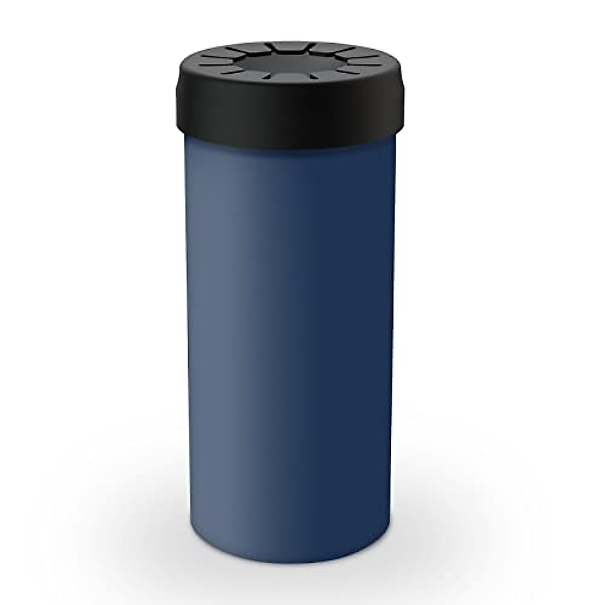 Focily Insulated Can Cooler 24 Oz Double-Walled Stainless Steel Skinny Can Cooler Slim Can Insulator For 24 / 25 Oz Cans Tall Boy & Bomber Bottle (blue)