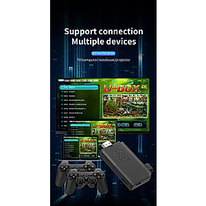 NUBSUP UB-66 Video Game Console 4K HDMI-Compatible Game Stick Built in 3500 Retro Game TV Console Support for P1/FC/GBA