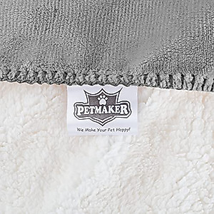 Waterproof Pet Blanket Collection– Reversible Throw Protects Couch, Car, Bed from Spills, Stains, or Fur – Dog and Cat Blankets by PETMAKER Large