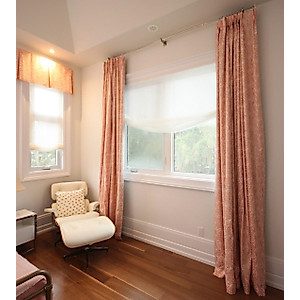 Cordless Roman Shades, Utopia (100% sheer linen), Sheer Linen Roman Shades, Custom Made Window treatments