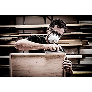 3M Respirator, Cool Flow Valve, Paint Sanding, Lightweight, Disposable, Filter Media, Stretchable, Easy Breathing, 10-Pack