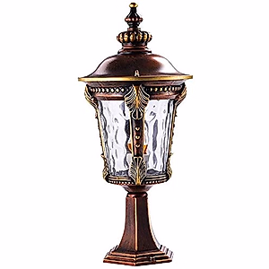 Outdoor Post Light Traditional Victoria Outdoor Post Lights，Industrial IP65 Waterproof Villa Garden Patio Landscape Lawn Lamp E27 Modern Home Outdoor Post Lights