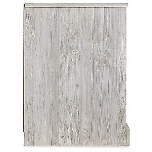 Signature Design by Ashley Paxberry Bohemian 1 Drawer Nightstand with Open Cubby, 22.09" Tall, White