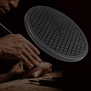 FTVOGUE Heavy Duty 360° Rotating Swivel Steel Ball Bearings Stand Turntable Platform for Monitor TV Computer Laptop (10 Inches)