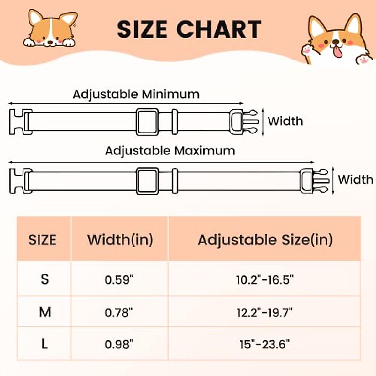 5PCS Girl Dog Collar and Leash Sets,BOZILY Cute Dog Collars Set for Female Dogs,Adjustable Puppy Collars,Safety Metal Buckle (S)