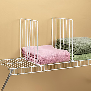 Shelf Divider for Wire Shelves Set of 8