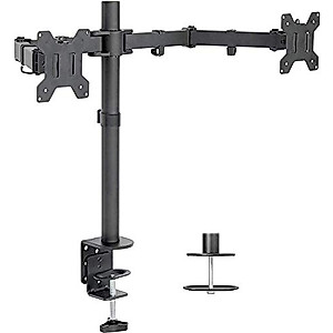 HP Z22n G2 22 Inch IPS LED FHD Backlit Monitor 2-Pack Bundle with Fully Adjustable Desk Mount Monitor Stand