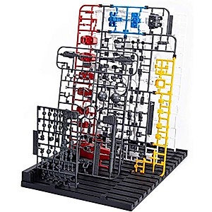 Yikko Gundam Model Pieces Shelves Tool Stand Holder Rack, Plastic Tool Drawer Storage Container for Gundam, Organizer for Model Gundam Hobby Model Making Parts, Size 11.4" 7.4"