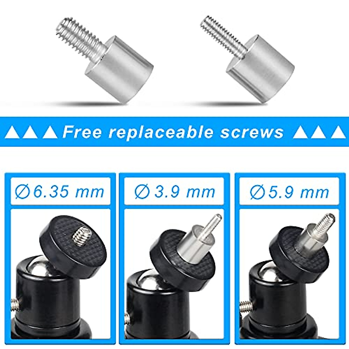 SoeKoa Mini Projector Tripod Mount Compatible with DR.J Upgrade, DBPOWER, Anker, AAXA Technologies, Artlii, LoongSon, APEMAN and Most Other Mini Projector