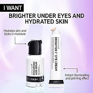 The INKEY List Brighten-I Eye Cream, Reduce Dark Circles and Boost Skin’s Radiance, Under-Eye Makeup Primer, 0.50 fl oz