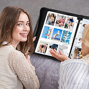 Sovinia Scrapbook Card Album, Scrapbook Card Holder Folder Cases Large Books Fits Yugioh Ninjago Card Display, Can Be 720 Cards