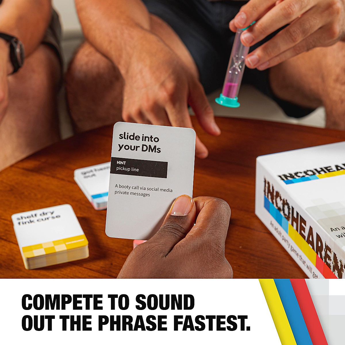 WHAT DO YOU MEME? Incohearent - The Party Game Where You Compete to Guess The Gibberish - Gifts for Party Hosts - Adult Card Games for Game Night