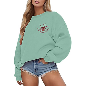 In My Milk Maker Era Sweatshirt For Women Breastfeeding Long Sleeve Sweatshirts Trendy Butterfly Graphic Hoodies 2023 Green