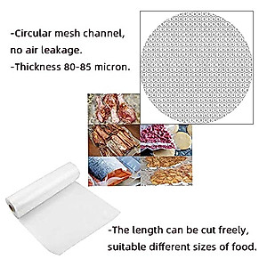 Chef Prosentials Vacuum Sealer Bag Roll, Food Fresh Saver Storage Sous Vide Bag, 11"x50', 2 rolls