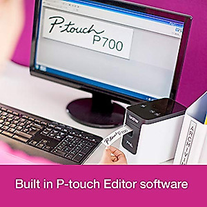 BROTHER PROF PC LBL MACH BLK/SILV PTP700