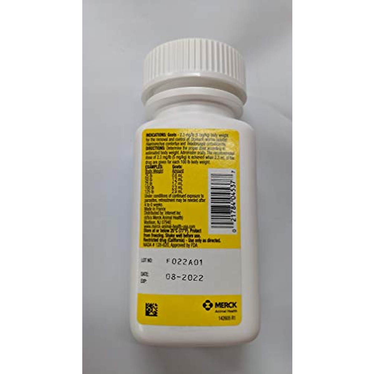 Merck Safeguard Goat Dewormer, 125ml by Merck