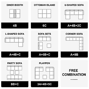 Belffin Modular Loveseat Sofa Couch with Storage Seats Velvet 2 Seater Love Seats for Small Spaces Green