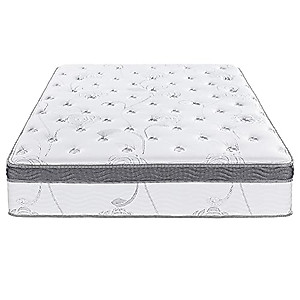 Olee Sleep 12 in Pegasus Euro Box Top Spring Mattress King 12SM01K