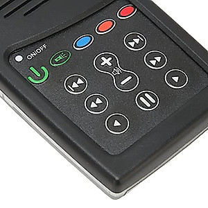 Audio Bible Player, Electronic Bible Reader, Portable Solar Charging Bible Reader E Book Reader Intelligent Ereader for Bible Listeners, Built in 8G Capacity (English KJV with French with Aramaic)