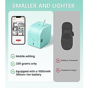 Phomemo P12 PRO Label Maker, Label Maker Machine with Tape, Mini Thermal Label Printer for Labeling Home Office, Bluetooth Label Maker Handheld Labeler Rechargeable for Organization, for Phone & Pad