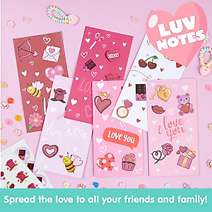 JOYIN 72 Pcs Valentines Day Paper Gift Bags 5x9.4 inch, Valentines Candy Bags, Goodie Bags for Valentine’s Day Party Favors Funny Gift Exchange Novelty Gift Giving Gift Wrapping