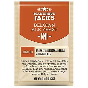 Mangrove Jack Yeast Belgian Ale M41 Craft Series Yeast 10g Treats 23L