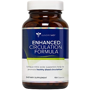 Gundry MD® Enhanced Circulation Formula, Blood Flow Support Supplement, 150 Count