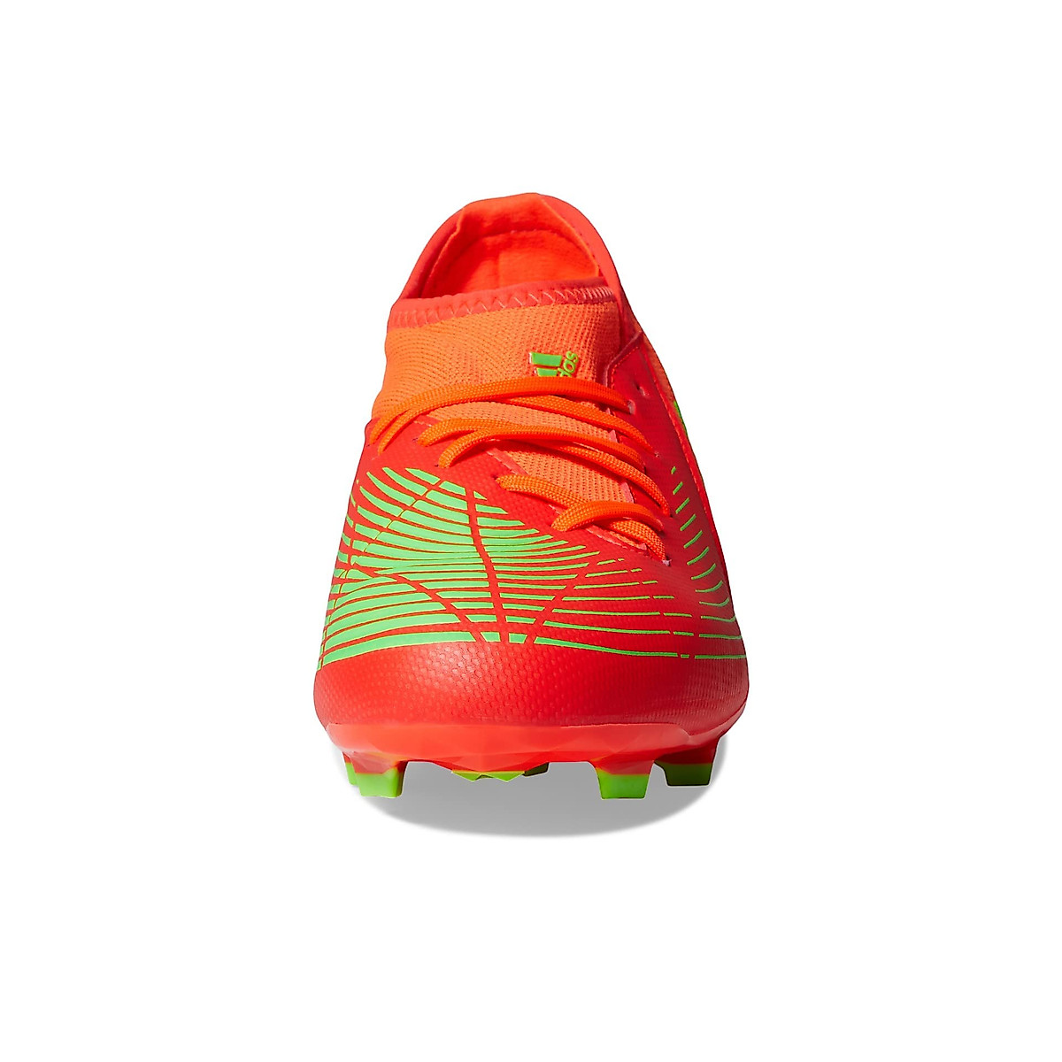adidas Unisex-Child Edge.3 Predator Firm Ground Solar Red/Solar Green/Black 2 Little Kid