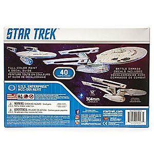 Polar Lights Star Trek U.S.S. Enterprise Refit Wrath of Khan Edition 2T 1:1000 Scale Model Kit