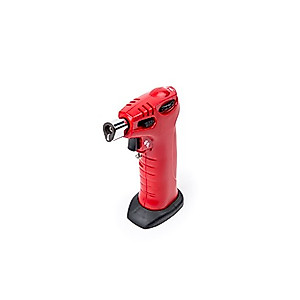 Fox Run Mini Butane Crème Brûlée Torch, 3.75 x 1.75 x 5.5 inches, Red