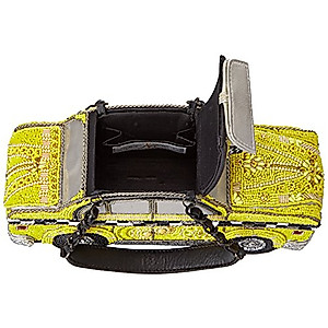 Mary Frances Women's Taxi Clutch Shoulder Handbag, Yellow, One Size