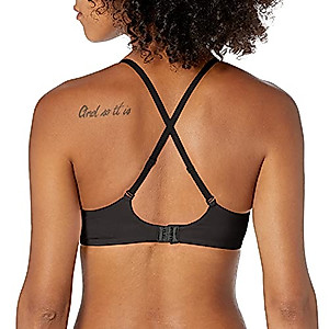 Calvin Klein Women's Constant Convertible Strap Lightly Lined Demi Bra Bra, -black, 32B