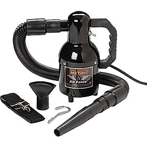MetroVac Lightweight, Portable 110-142164 Model SK-1-IND Air Force Blaster Sidekick Industrial, 1.3 HP Motor, 8 Amps, 960 Watts, 18000 ft./min. Airflow, Sturdy All Steel Construction, 12" Heavy Duty 3 Conductor Cord