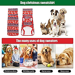Dog Sweater Pullover Cold Weather Vest for Dogs Dog Sweatshirt Dog Jacket for Indoor and Outdoor Use