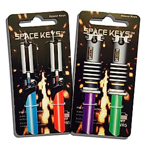 Set of 4 Saber Shaped Space Keys™ - Weiser WR5 WR3