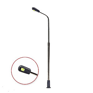 LQS06WM 10pcs Model Railway Train Lamp Post Street Warm White Lights N Scale LEDs New