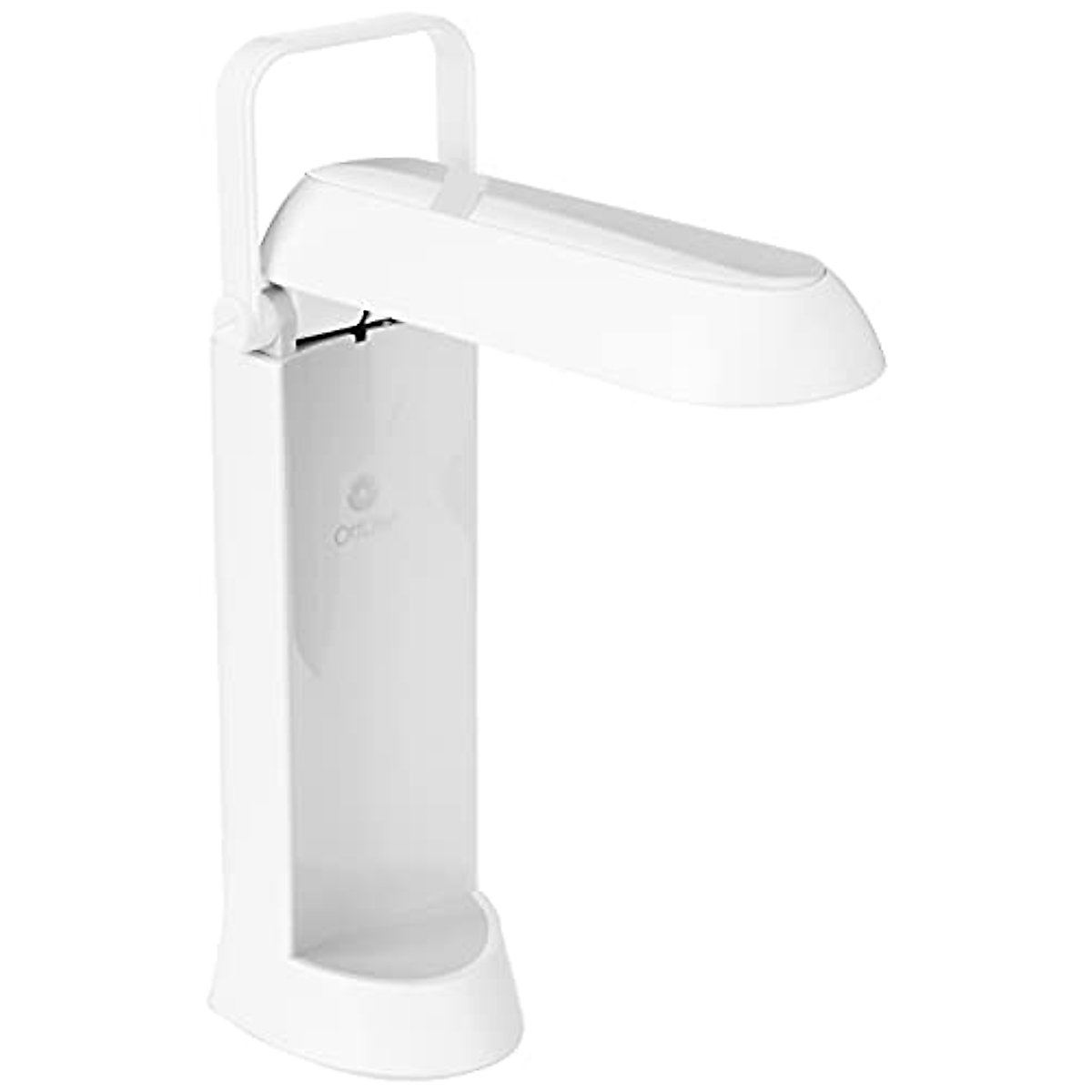OttLite Folding Task Lamp, White – Multi-Position Shade, Fold-Up Design, Portable Handle, Low Heat & Low Glare Illumination, Fits on Desks & Workstations