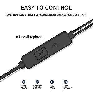 Newkeen Earbud Wired Headphones in a Pack of 10, Heavy bass Earbuds Noise Isolation Earphones, Kids School Headphones, and Most 3.5 mm Jack., mixed color with black 3, white green 2, pink 2.