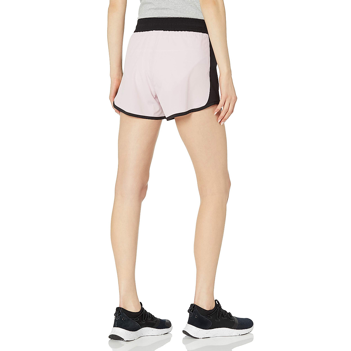 Amazon Essentials Women's 4" Stretch Woven Running Short, Pale Pink, X-Large