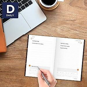 2022 Daily Planning Notebook by AT-A-GLANCE, 6" x 9", Plan. Write. Remember, Gray (70620130)