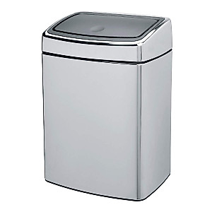 Brabantia Touch Bin, 2 Gal / 10L, Matte Finger Print Proof